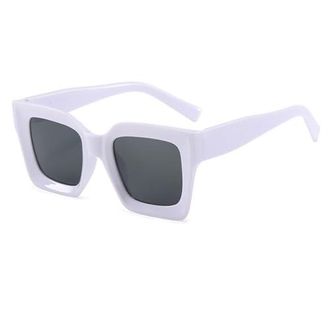 Generic Lunettes De Soleil Dext&eacute;rieur &Agrave; Grande Monture For Hommes, For Les Vacances, D&eacute;placements, Le Sport Et Femmes(White)