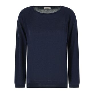 KANGRA Rundhals-Strickware - - Knitwear - Damen - Blau - S