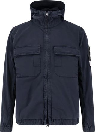 Stone Island Homme, Vestes, Bleu, Taille: XL Veste L&eacute;g&egrave;re