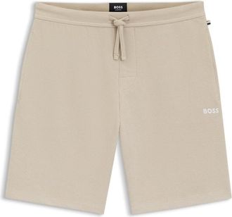 HUGO BOSS Homewear-Shorts aus einem Baumwoll-Mix mit Waffelstruktur in