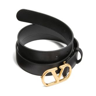 Valentino Garavani Homme, Accessoires, Noir, Taille: 95 CM Cintura VLogo Signature 30mm