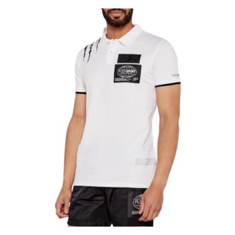 Philipp Plein Saec-Mtk8176-Ste001N Herren Polo Shirt - - Tops - Herren - Wei&szlig; - L