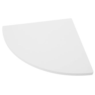 BESPORTBLE PAMINGONO Eckregal Badezimmer Schwebendes Wandregal F&auml;cherf&ouml;rmig Wandmontage Aufbewahrung f&uuml;r K&uuml;che Schlafzimmer Bpa Freies Kunststoffregal