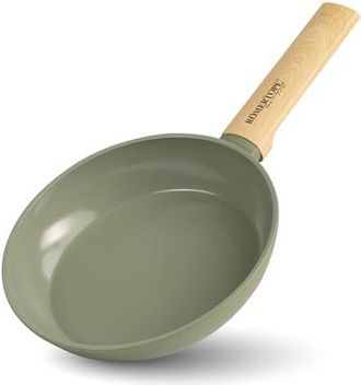 R&ouml;mertopf Bratpfanne 20 cm, 0,74 l Fassungsverm&ouml;gen, Aluminium mit Keramik Antihaftbeschichtung, f&uuml;r alle Herdarten inklusive Induktion geeignet, gr&uuml;n