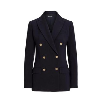 Ralph Lauren Femme, Vestes, Bleu, Taille: 34 FR Collection de mode Sako élégante