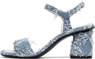 Loriblu Femme, Chaussures, Bleu, Taille: 40 EU Denim Sandal