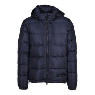 Aspesi Homme, Vestes, Bleu, Taille: XL Doudoune avec poches &agrave; fermeture &eacute;clair