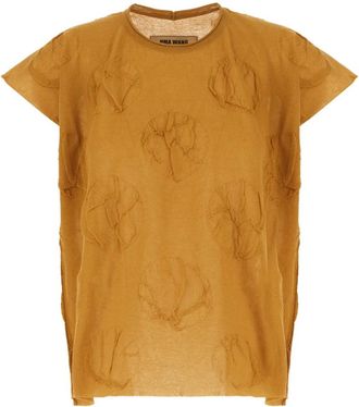 Uma Wang UMA Wang, Femme, Blouses et Chemises, Jaune, Taille: 40 FR T-shirt &agrave; manches courtes
