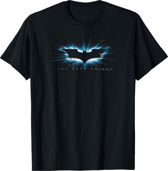 DC Comics Batman Dark Knight High Impact Burst Logo T-Shirt - Unisex Erwachsene - Schwarz - S