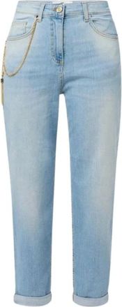 Elisabetta Franchi Femme, Jeans, Bleu, Taille: W27 Palace Jeans avec Chaîne