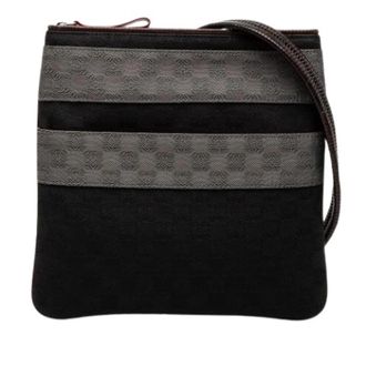 Loewe Pre-owned Canvas Umh&auml;ngetasche - - Pre-owned - Damen - Schwarzk - ONE SIZE
