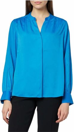 Comma Bluse - - Blouses & Shirts - Damen - Blau - XL