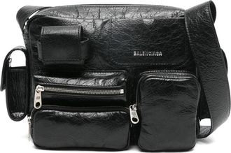 Balenciaga Superbusy Textured Shoulder Bag