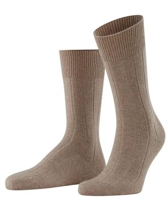 Falke Wadenhohe Socken Lhasa aus Merino-Kaschmir-Mix im Rippstrick in