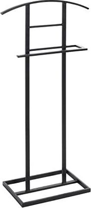 Haku Möbel Herrendiener, Metall, schwarz, T 26 x B 45 x H 101 cm