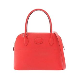 Herm&egrave;s Sac &agrave; main en cuir Epsom Pre-owned - Femme - Pre-owned - Rouge - Taille: ONE Size