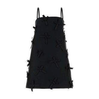 Jil Sander Duchess Schleifen-Mini-Kleid - - Dresses - Damen - Schwarzk - S