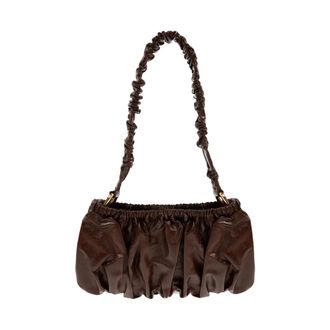 Marni Pochette fronc&eacute;e - Femme - Sacs - Brun - Taille: ONE Size