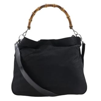 Gucci Pre-owned Canvas Handtaschen - - Pre-owned - Damen - Schwarzk - ONE SIZE