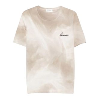 Laneus Tie-dye T-Shirt - - Tops - Herren - Beige - XL
