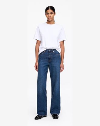 Arket CORAL Wide Jeans -Blau