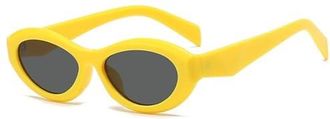 Generic Lunettes De Soleil Dext&eacute;rieur &Agrave; Petite Monture For Hommes, Conduite For Femmes, Vacances(Yellow)
