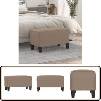 vidaXL Sitzbank Taupe 70x35x41 cm Mikrofasergewebe - Sitzbank - Mikrofaser Sofa - Couch - Flurbank - Beistelltisch