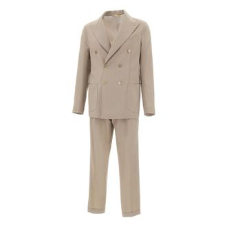 BRIGLIA 1949 Homme, Costumes, Beige, Taille: L Costume crois&eacute; Taurasi