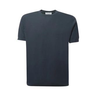 Balmain Rundhals-T-Shirt - - Knitwear - Herren - Blau - 2XL