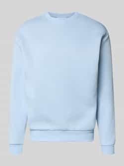 Review Sweatshirt mit Rundhalsausschnitt und Logo