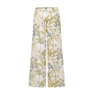 Seductive Femme, Pantalons, Multicolore, Taille: 38 FR Wide Pantalons