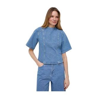 Custommade Damen, Blusen & Hemden, Blau, SGr&ouml;&szlig;e