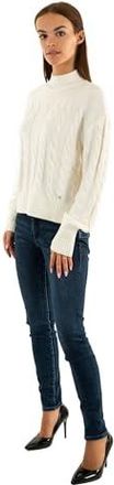 Guess Pull Hiver Jeans Elsa g012 Cream White M