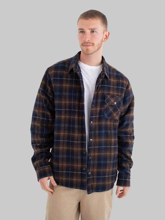 Hurley Hurley Axe Sherpa Flannel Hemd blue