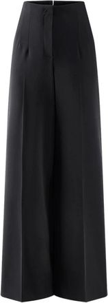 Riani Femme, Pantalons, Noir, Taille: 40 FR Pantalon Large avec D&eacute;tail de Taille &Eacute;lastique