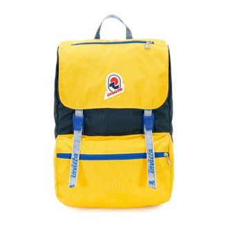 Invicta Femme, Sacs, Jaune, Taille: ONE Size Compartiment Rembourré Sac à Dos Jaune Unisexe