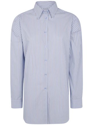 Frankie Shop Camicia Cotone Pieghe Oana