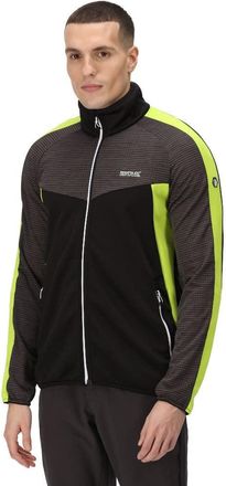 Regatta Yare VI Softshell-Jacke f&uuml;r Herren, Gr&ouml;&szlig;e L, Schwarz / Kiwi, Schwarz/helles Kiwi, L