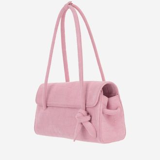 Jacquemus Le Bambimou Calfskin Leather Shoulder Bag - Pink