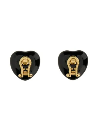 Valentino Garavani Coeur Royal Earrings - Black