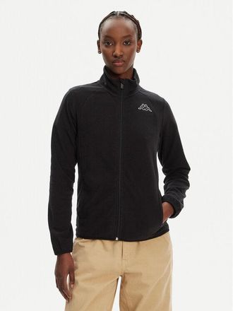 Kappa Fleecejacke Savaux 341P7KW Schwarz Regular Fit