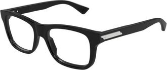 Bottega Veneta Homme, Accessoires, Noir, Taille: 52 MM Lunettes Rectangulaires
