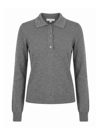 Malo Pull Col Roul&eacute; - Gris
