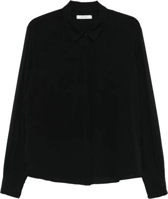 Kristensen Du Nord Klassische Bluse - Schwarz