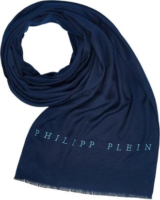 Philipp Plein Winter Schal - - Accessories - Herren - Blau - ONE SIZE