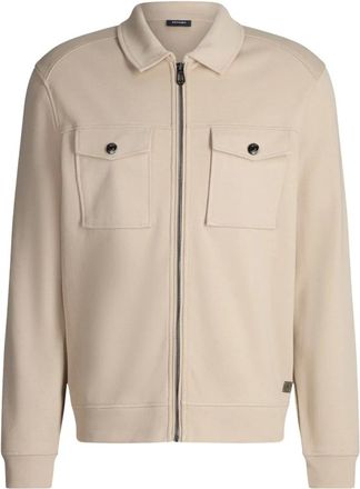 Joop Homme, Vestes, Beige, Taille: M Veste zipp&eacute;e