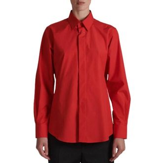 Barbara Bui Luxuri&ouml;se Rote Chemise Montpellier Coqueline - - Blouses & Shirts - Damen - Rot - L