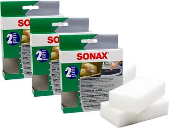 Sonax 3X 04160000 SchmutzRadierer Schuhcreme Wachs Politur Entferner 2 St&uuml;ck