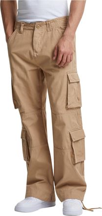 Urban Classics Herren Cargohose Double Cargo Pants, Cargohose für Männer, Regular Fit, erhältlich, Größen 28-44
