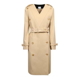 Burberry Femme, Manteaux, Beige, Taille: 34 FR Cappotto Lana
